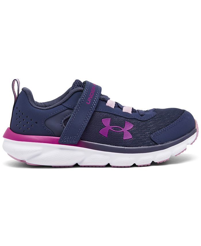 Under Armour Little Girls Assert 9 Stay-Put Running Sneakers from ...