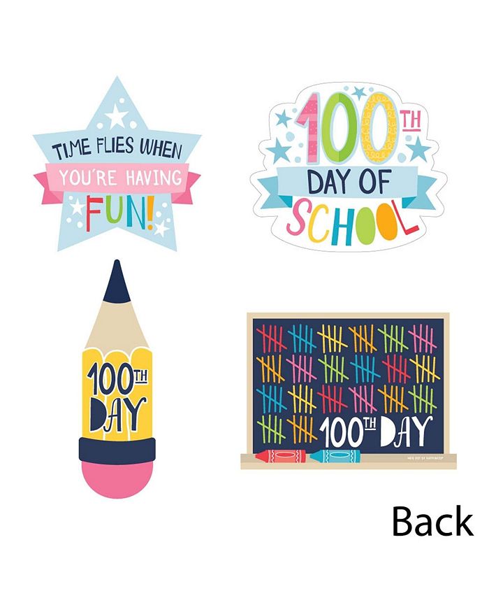 Big Dot of Happiness Happy 100th Day of School - Decorations DIY 100 ...