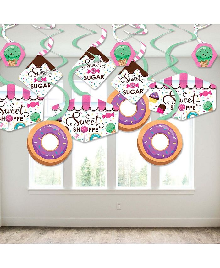 Big Dot of Happiness Sweet Shoppe - Candy and Bakery Hanging Decor ...