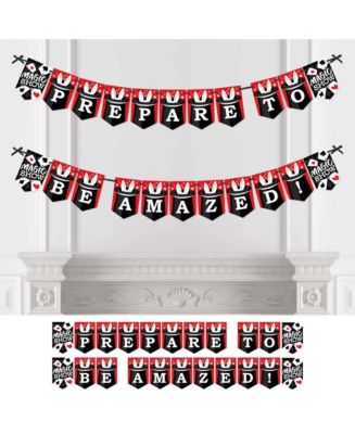 Ta-Da, Magic Show - Magical Bunting Banner - Party Decor - Prepare to ...
