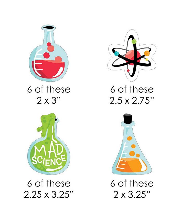 Big Dot of Happiness Scientist Lab - DIY Shaped Baby Shower or Birthday ...