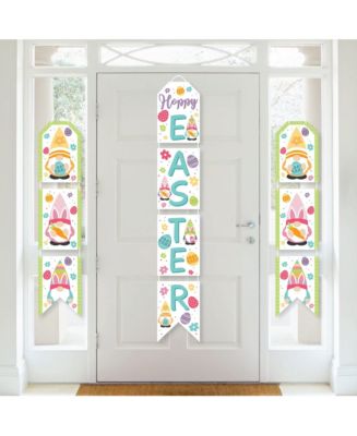Easter Gnomes - Hanging Vertical Banners Bunny Party Wall Kit Indoor ...