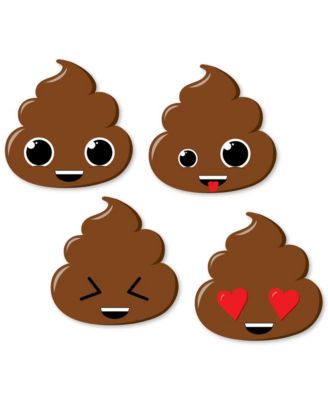 Big Dot of Happiness Party 'Til You're Pooped - DIY Shaped Poop Emoji ...