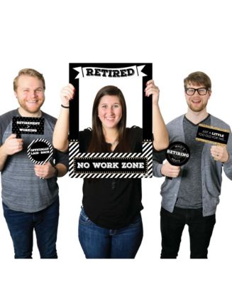 Big Dot of Happiness Happy Retirement - Retirement Party Selfie Photo ...