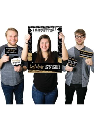 Big Dot of Happiness Reunited - School Class Reunion Party Selfie Photo ...