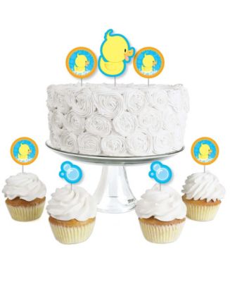Ducky Duck - Dessert Cupcake Toppers - Party Clear Treat Picks - 24 Ct ...