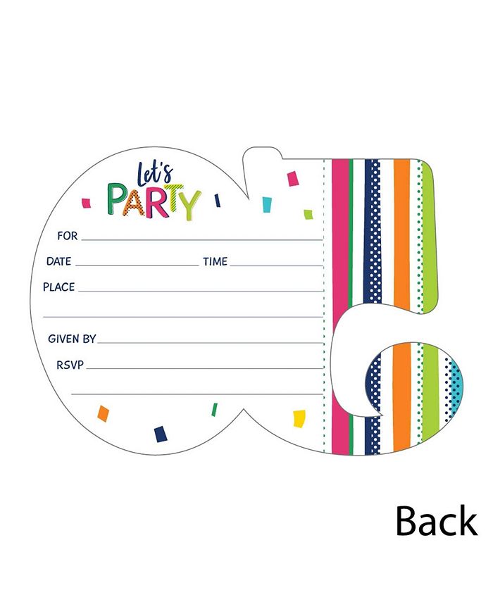 Big Dot Of Happiness 50th Birthday Cheerful Happy Birthday Shaped Fill