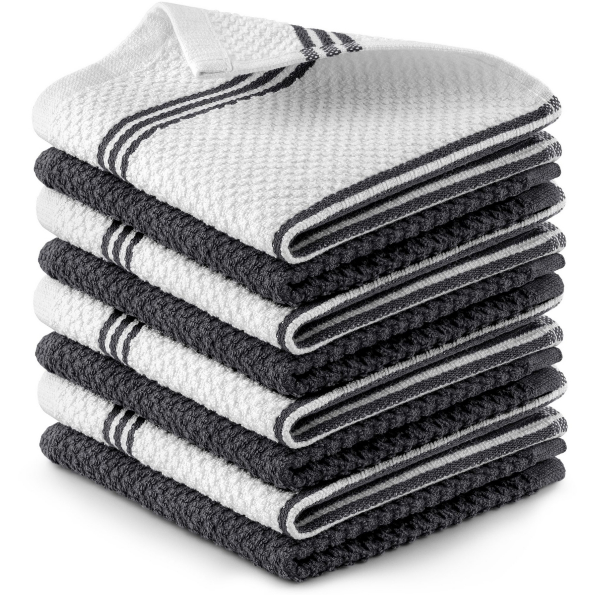 Click here for 8 Pack Reusable Absorbent Cotton Kitchen Towels -... prices
