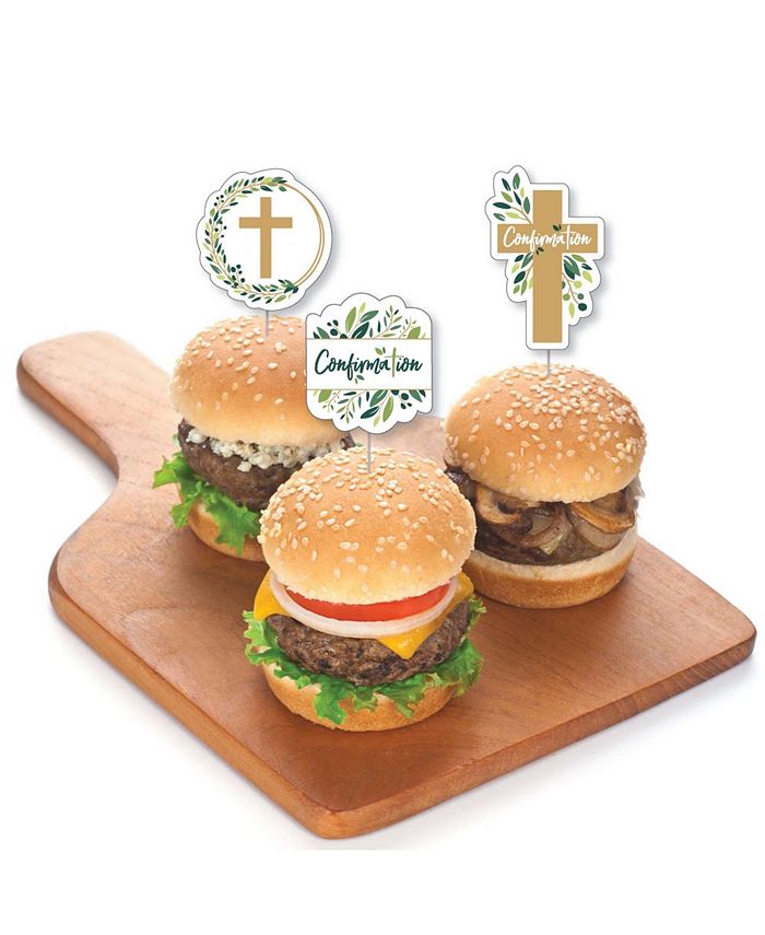 Big Dot of Happiness Confirmation Elegant Cross - Dessert Cupcake ...