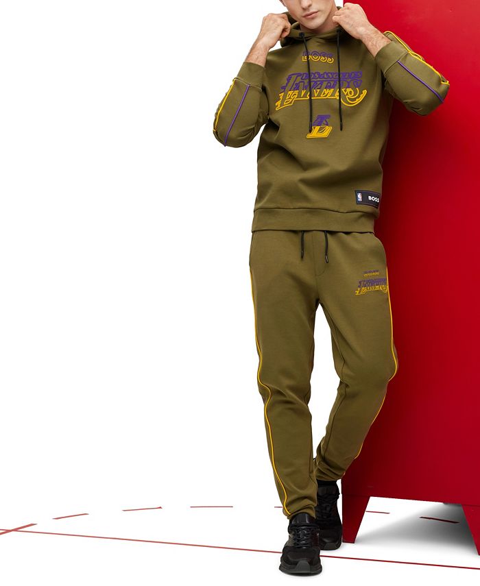 Hugo Boss BOSS x NBA Men's Los Angeles Lakers Hoodie & Reviews - Hugo ...
