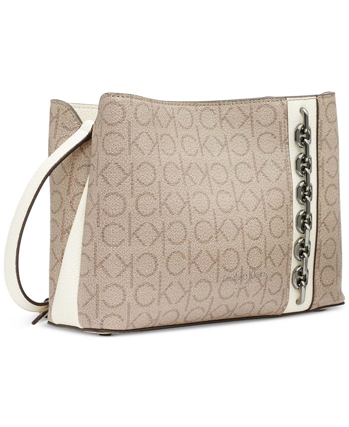 Calvin Klein Adeline Signature Triple Compartment Crossbody & Reviews ...
