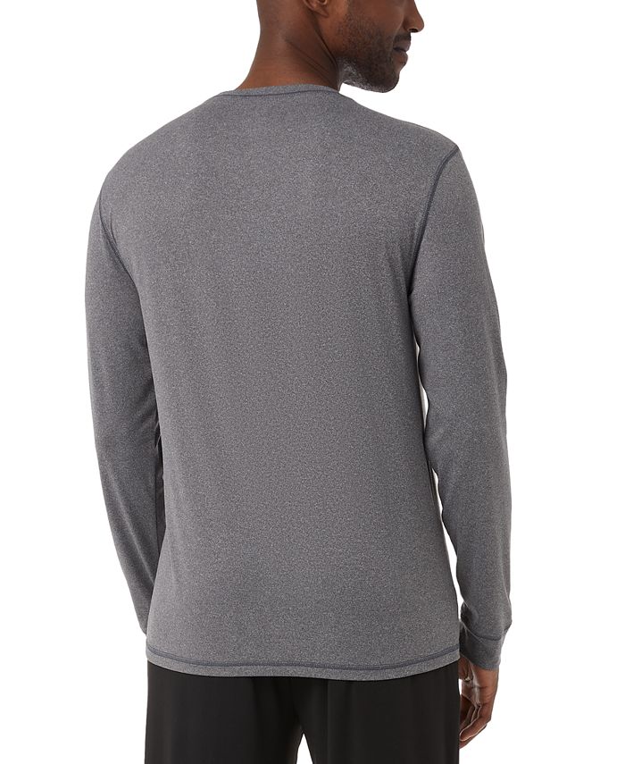 32 Degrees Men's Crewneck Long-Sleeve Pajama Shirt - Macy's