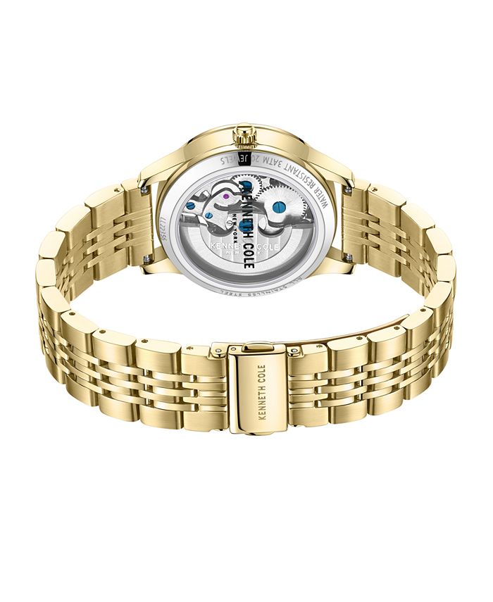 Kenneth Cole New York Women's Automatic Gold-Tone Stainless Steel ...