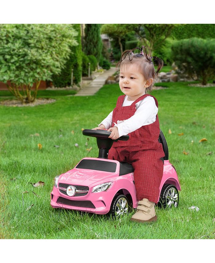 Aosom Ride on Sliding Car Baby Ride On with Horn Music Lights Storage ...