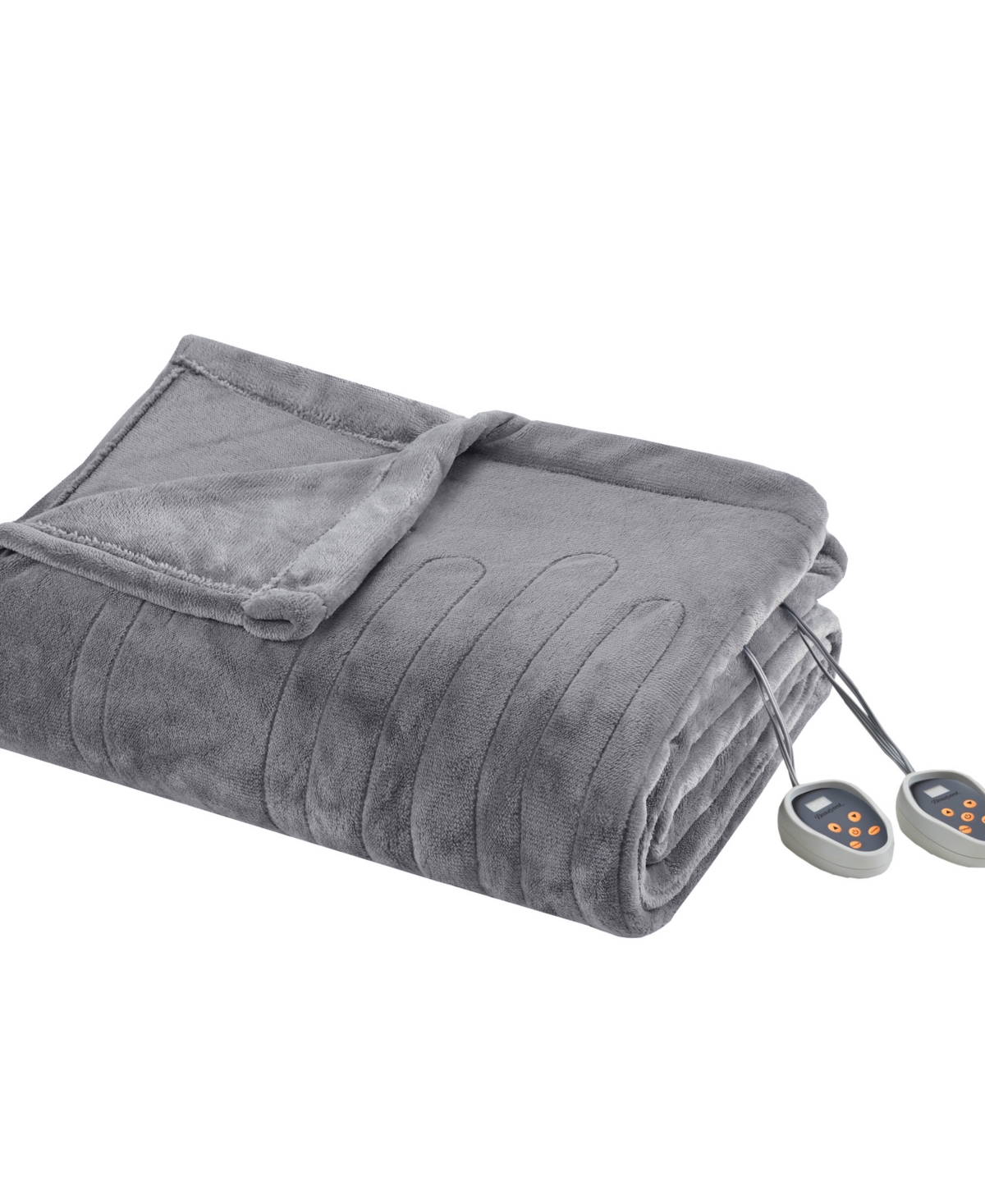 Click here for Beautyrest Plush Blanket  King - Grey prices