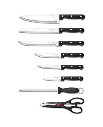 Hampton Forge 14 Piece Brighton Block Cutlery Set - Macy's
