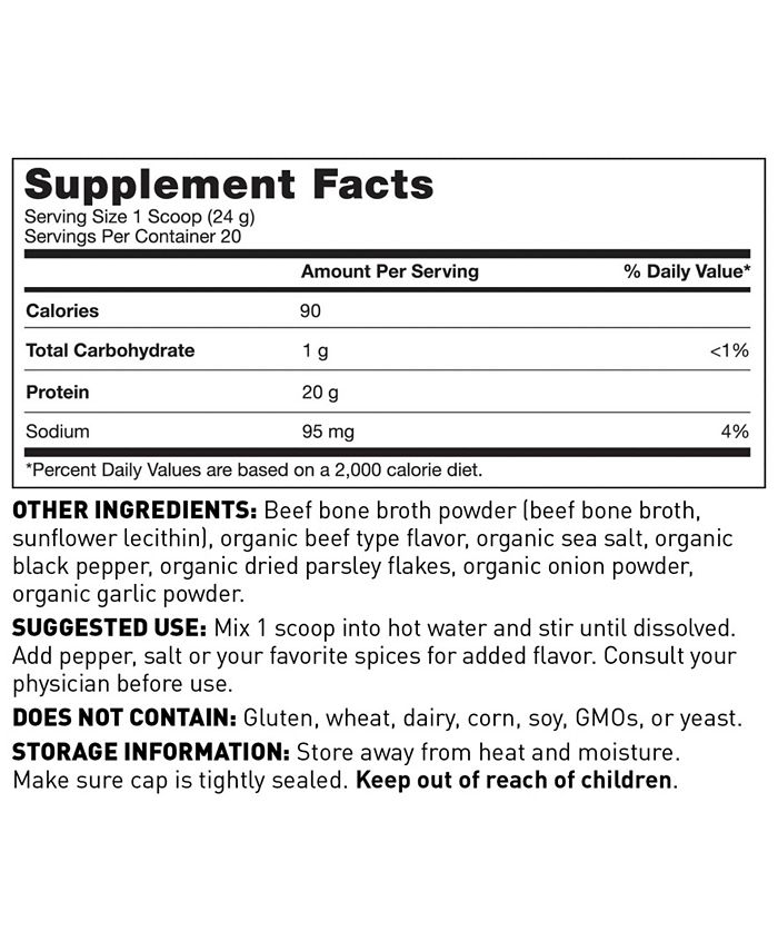 Amy Myers MD® Beef Bone Broth Collagen Powder - Macy's