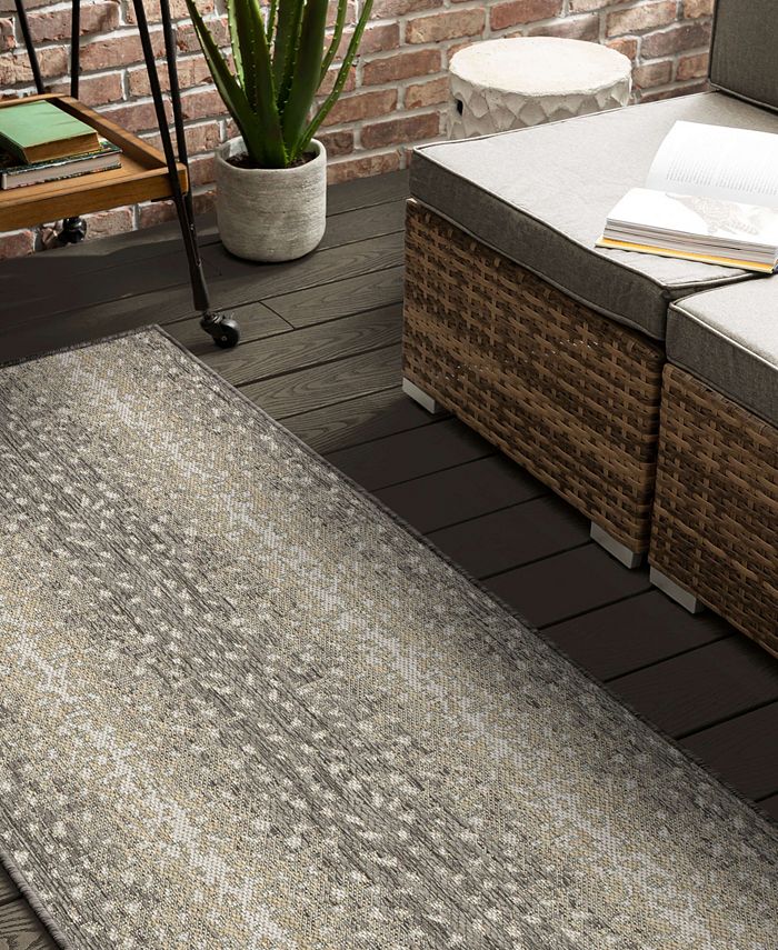 Mohawk Malibu Outdoor Antelope Hide 2'5" x 6' Area Rug - Macy's