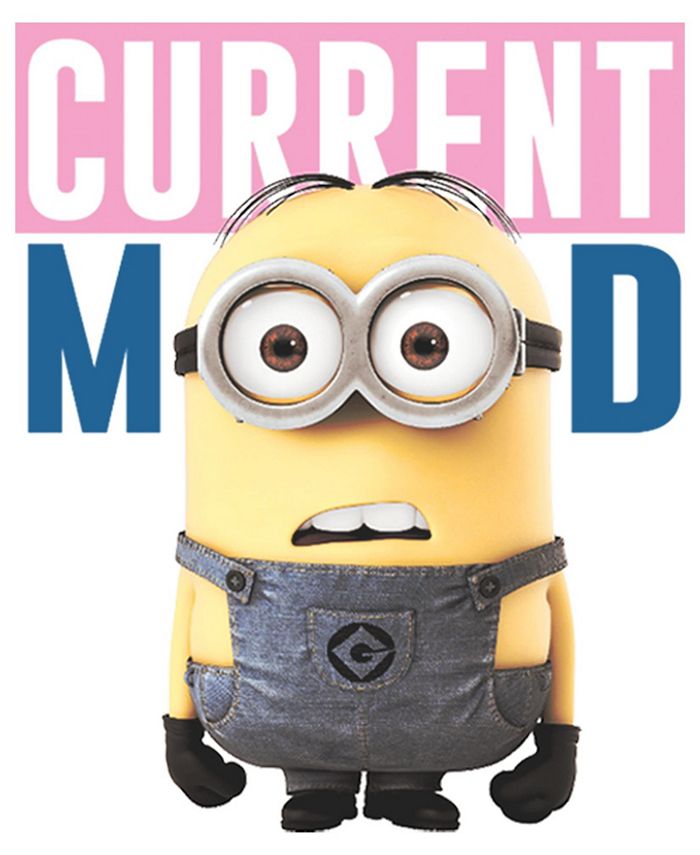 NBC Universal Girl's Despicable Me Current Mood Minion Child T-Shirt ...