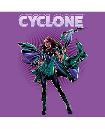 DC Comics Girl's Black Adam Super Hero Cyclone Child T-Shirt - Macy's