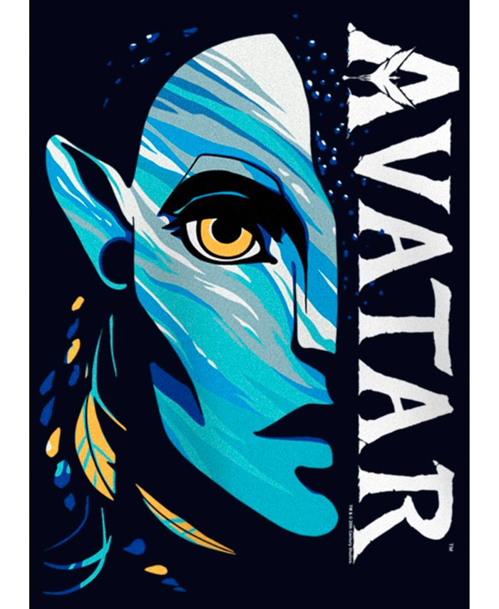 20th Century Fox Girl's Avatar: The Way of Water Neytiri Half Face Logo ...