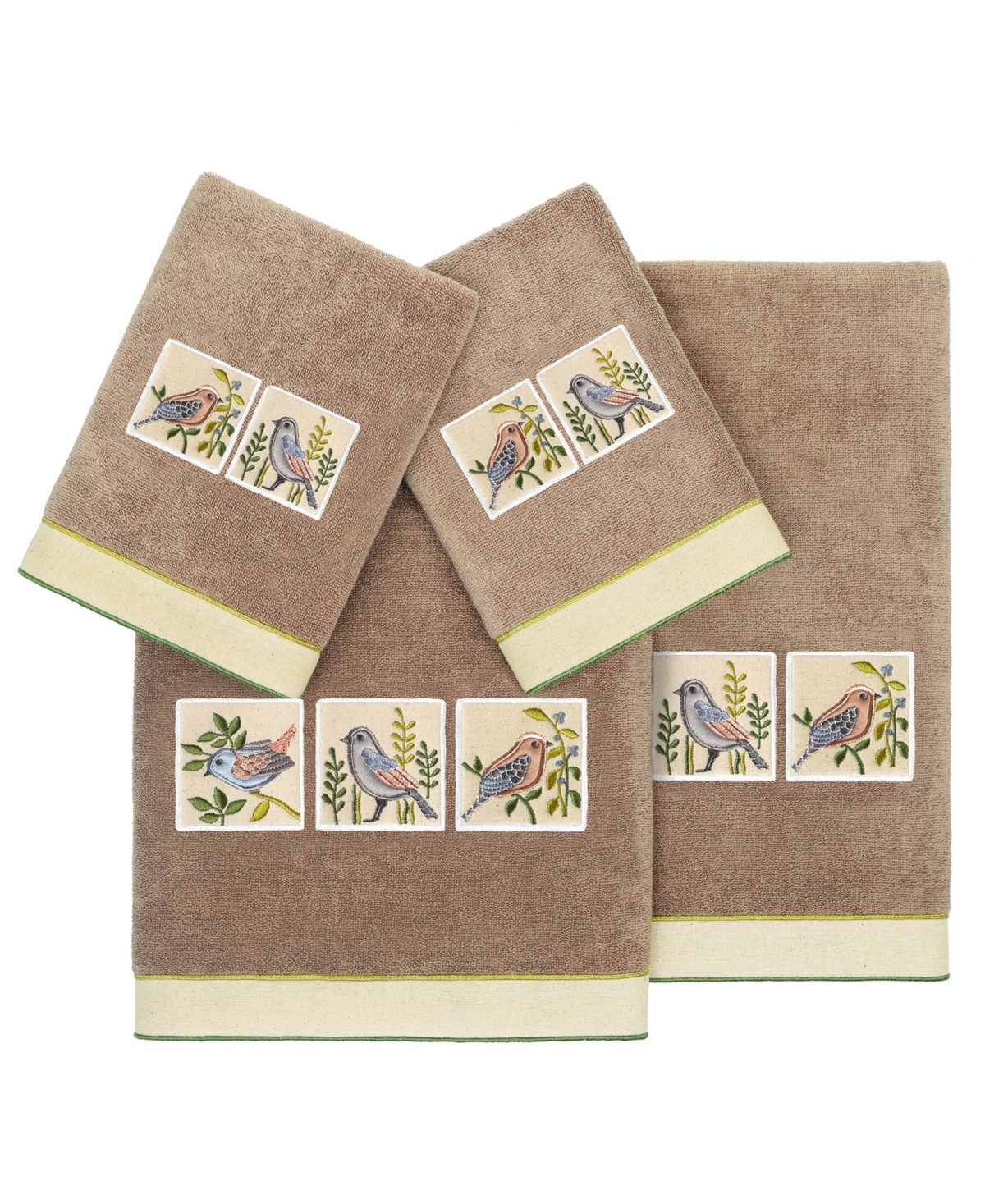 Click here for Linum Home Turkish Cotton Belinda Embellished 4-Pc... prices
