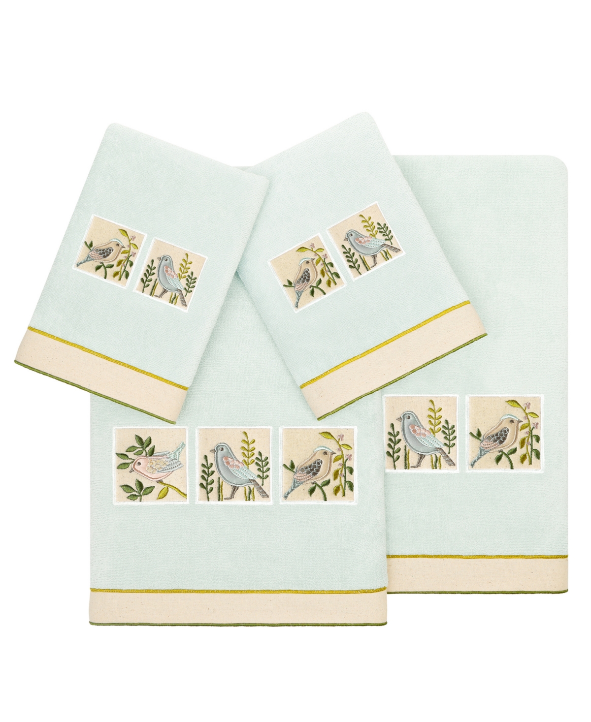 Click here for Linum Home Turkish Cotton Belinda Embellished 4-Pc... prices