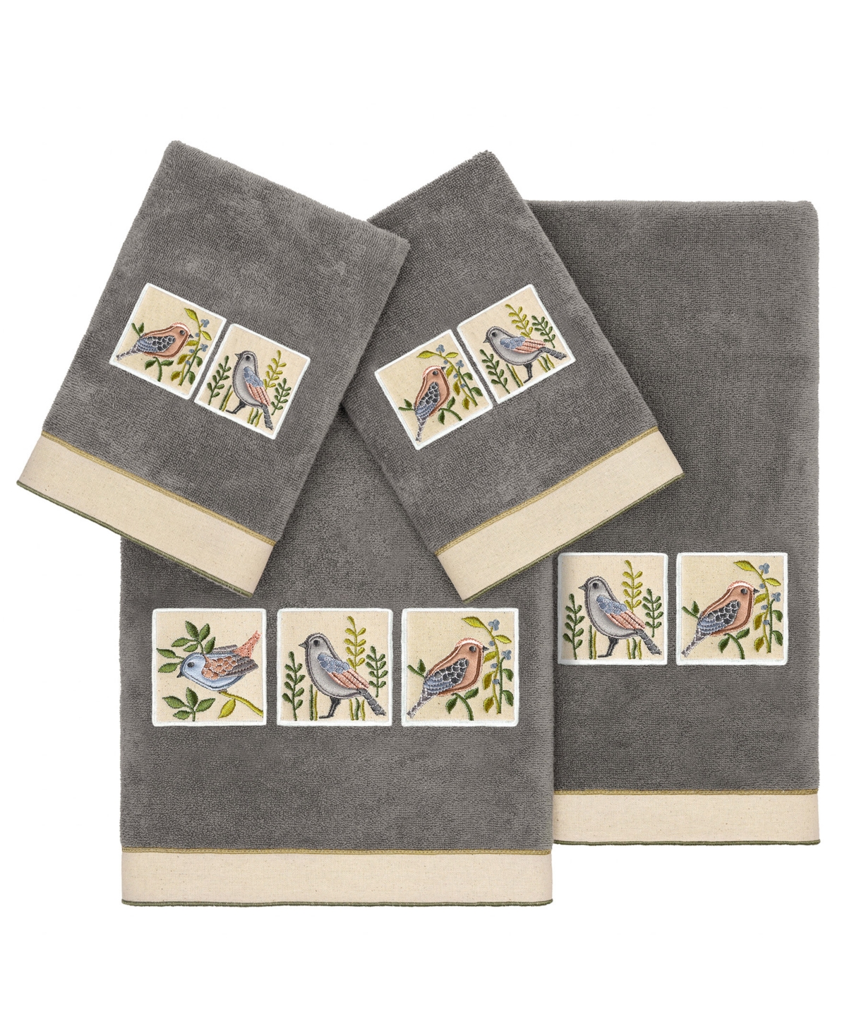 Click here for Linum Home Turkish Cotton Belinda Embellished 4-Pc... prices