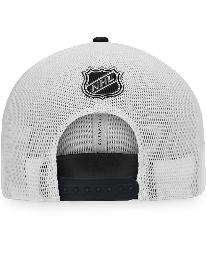 Fanatics Men's Black, White Ottawa Senators Authentic Pro Team Locker Room Trucker Snapback Hat ...