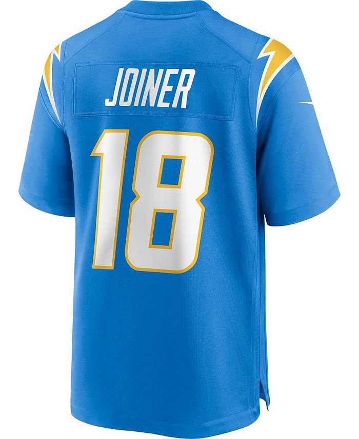 Nike Men's Charlie Joiner Powder Blue Los Angeles Chargers Game Retired ...