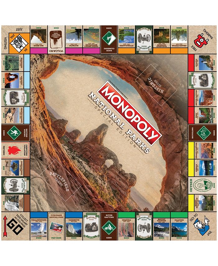 University Games Usaopoly Monopoly National Parks Special Edition Set ...