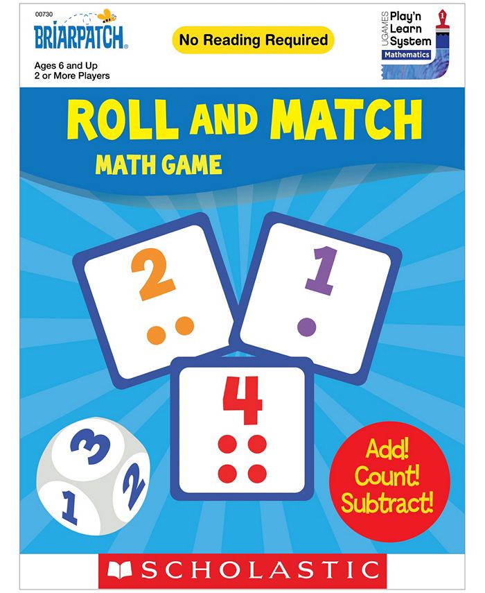 Areyougame Briarpatch Scholastic Roll and Match Math Game - Macy's
