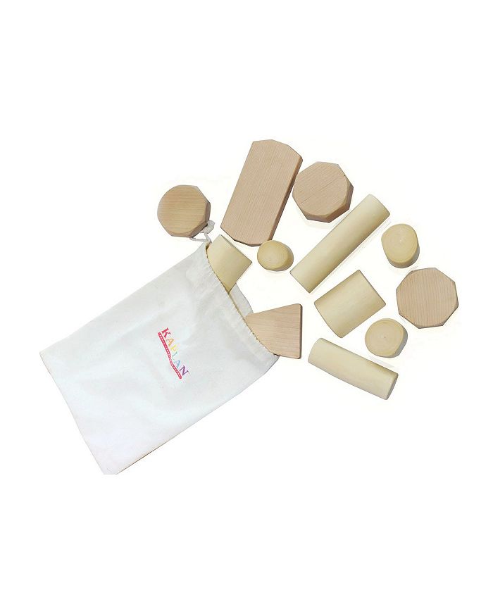 Kaplan Early Learning Bambino Wooden Shape Branch Blocks - Set of 12 ...