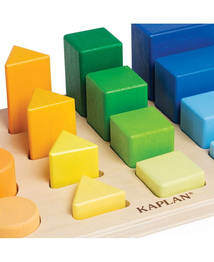 Kaplan Early Learning Toddler Shape and Height Sorter - Macy's