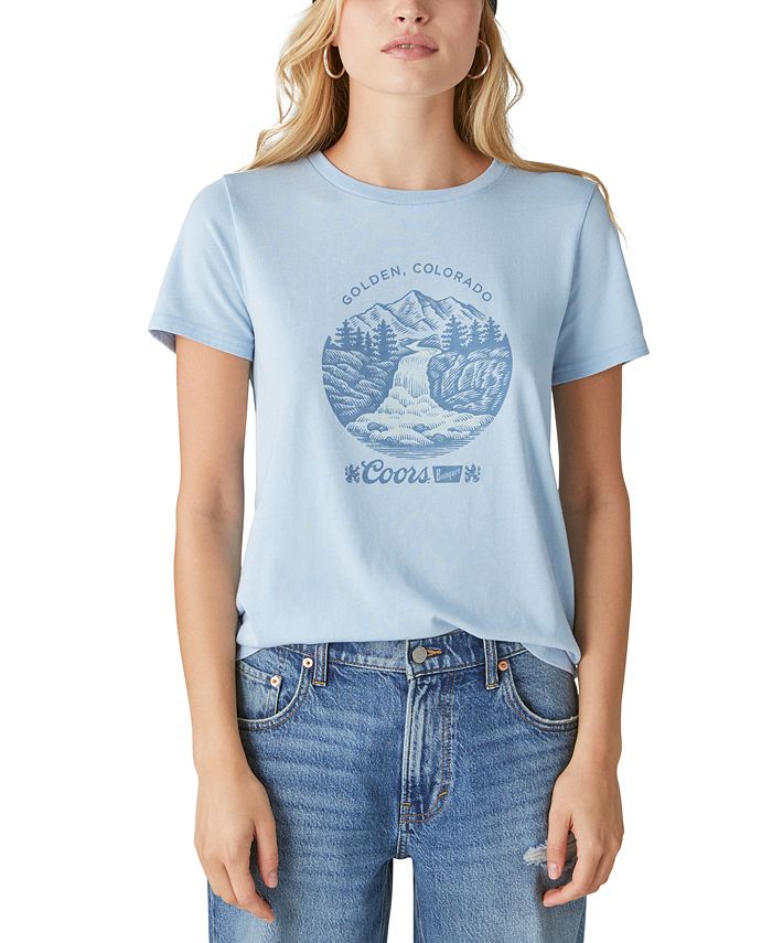 Lucky Brand Women's Coors Scenic Graphic-Print Tee - Macy's
