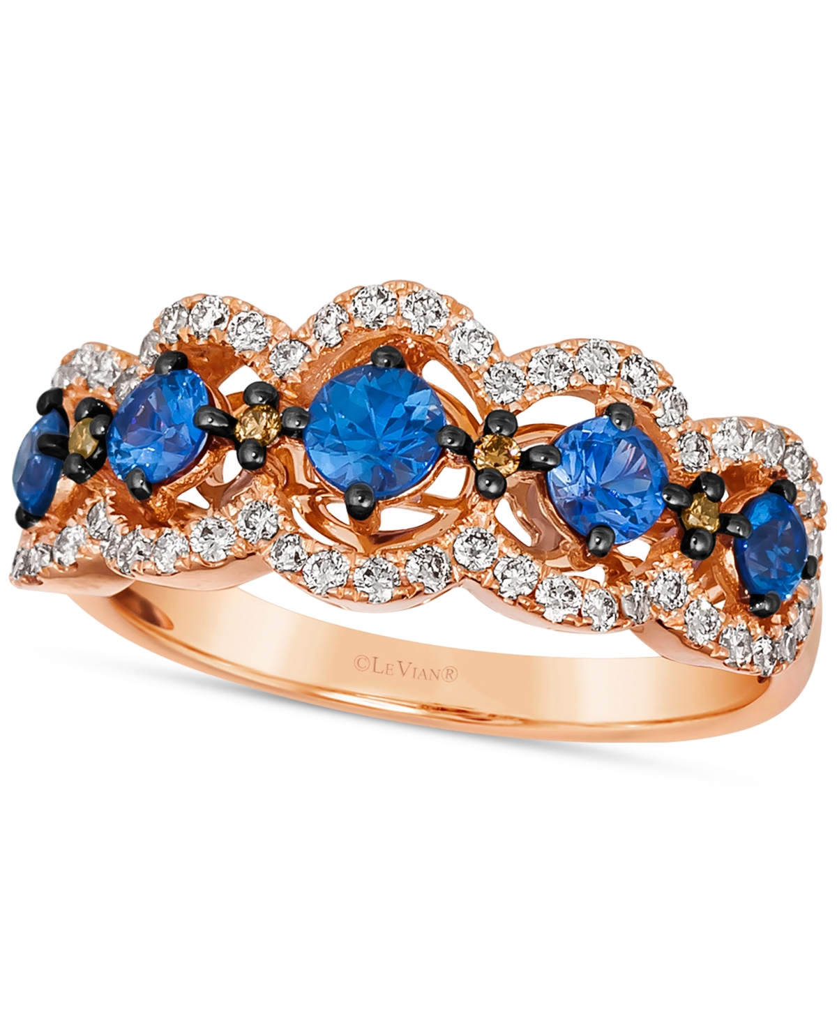 Click here for Le Vian Blueberry Sapphire (3/4 ct. t.w.) & Diamon... prices