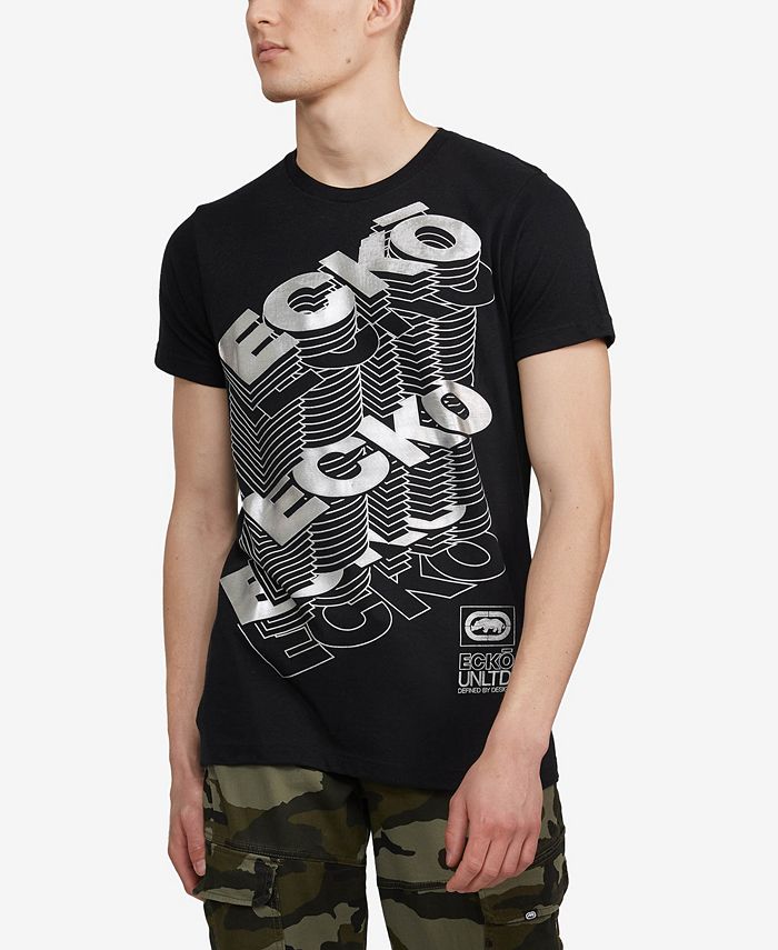 Ecko Unltd Men's Big and Tall Sitting On Stacks Graphic T-shirt & Reviews - T-Shirts - Men - Macy's