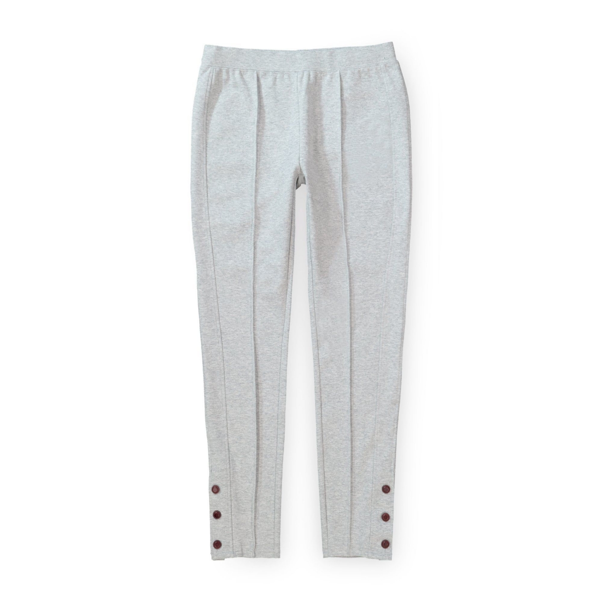 Click here for Hope & Henry Womens Button Cuff Ponte Pant - Grey... prices