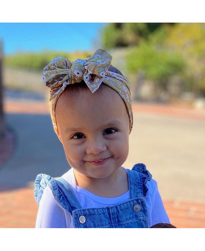 Baby Bling Infant-Toddler Printed Dang Enormous Bow Headband for Girls ...