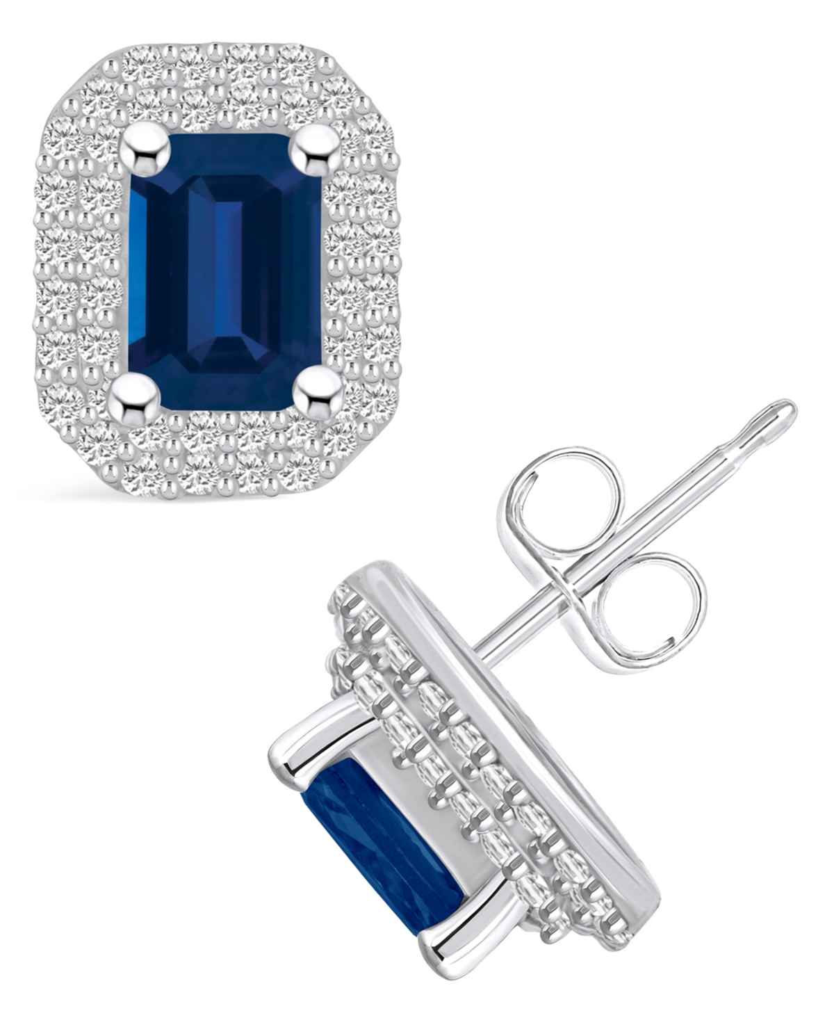 Click here for Macys Sapphire (1-3/8 Ct. t.w.) and Diamond (3/8 C... prices