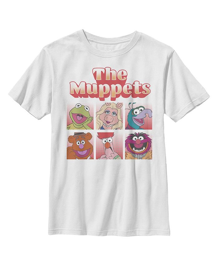 Disney Boy's The Muppets Boxed Characters Child T-Shirt - Macy's
