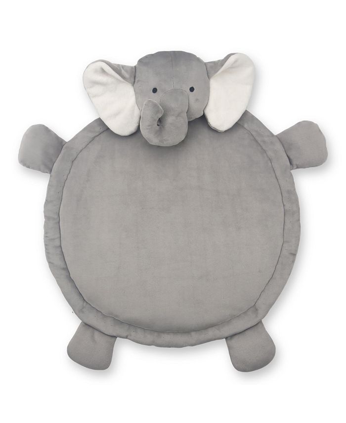 Lambs & Ivy Elephant Baby Play Mat with 3-Dimensional Head - Gray - Macy's