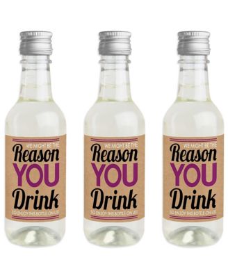 Teacher Appreciation - Christmas Mini Wine Bottle Label Stickers Gift ...