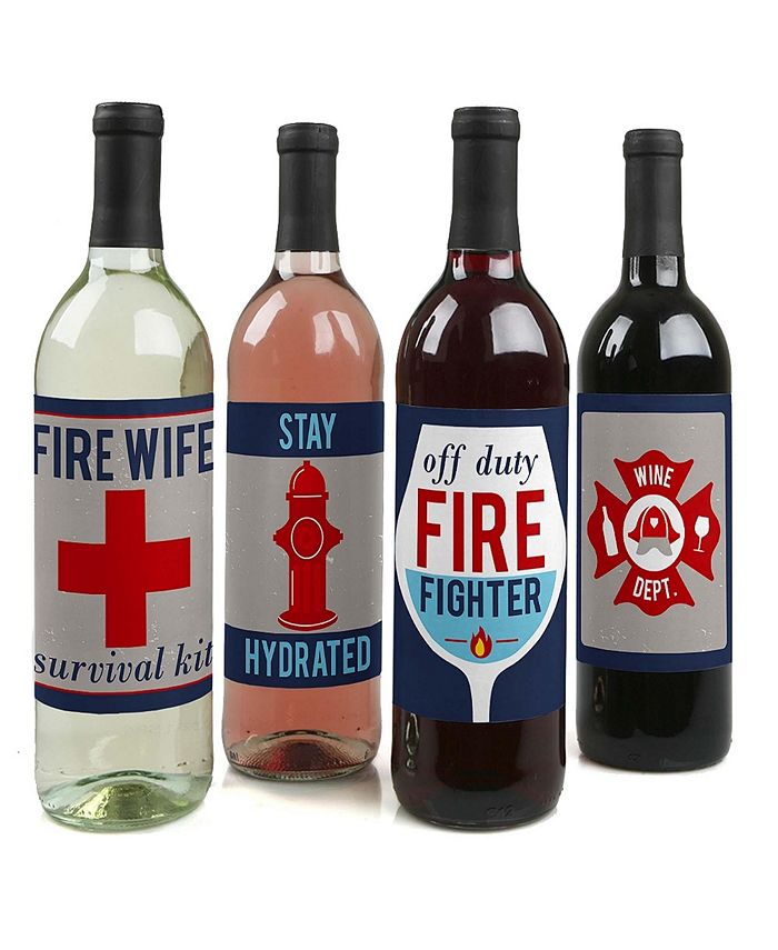 Big Dot of Happiness Fired Up Fire Truck - Firefighter Party Decor ...