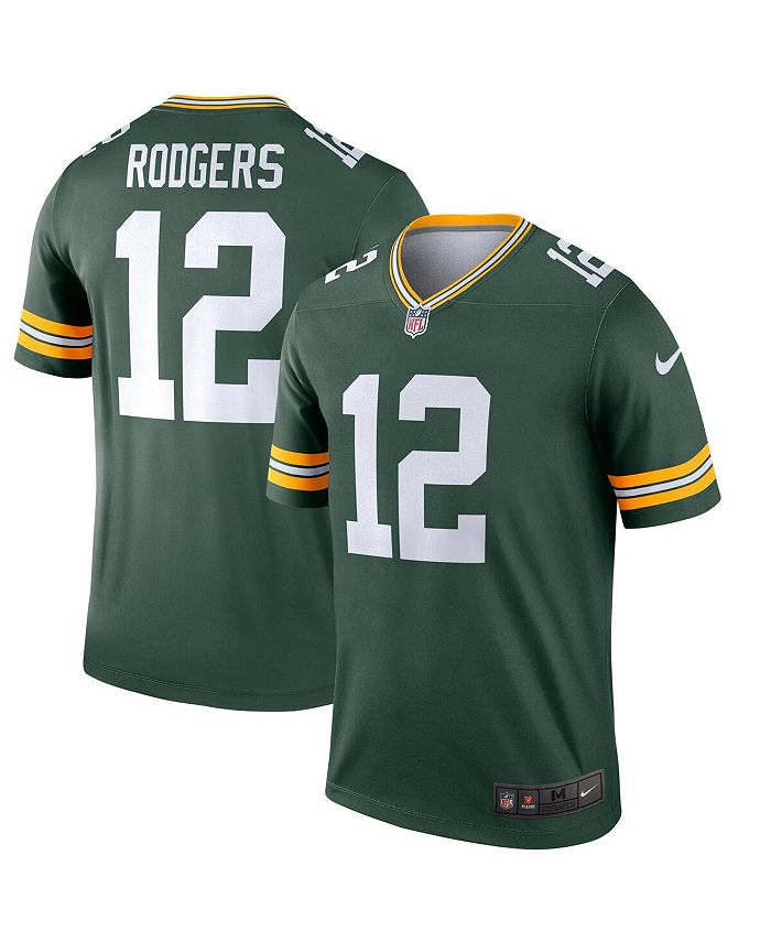 Nike Men's Aaron Rodgers Green Green Bay Packers Legend Jersey - Macy's