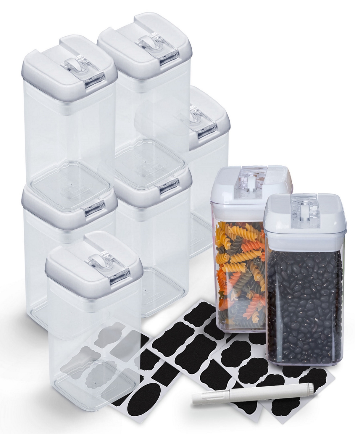 Click here for Cheer Collection 8 Piece Food Storage Containers... prices
