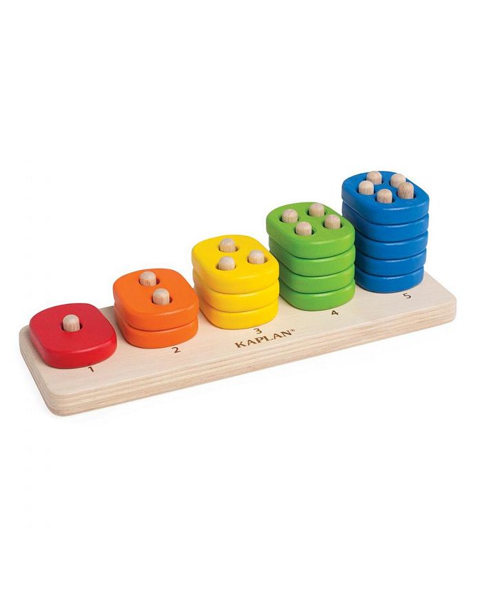Kaplan Early Learning Toddler Stacking Number Board - Macy's