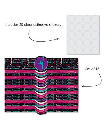 Big Dot of Happiness Tumble, Flip & Twirl - Gymnastics - Party DIY ...