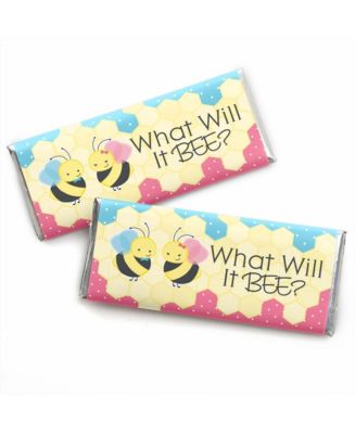 Big Dot of Happiness What Will It Bee - Candy Bar Wrapper Gender Reveal ...