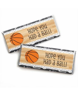 Nothin' but Net - Basketball - Candy Bar Wrappers Birthday Party Favors ...